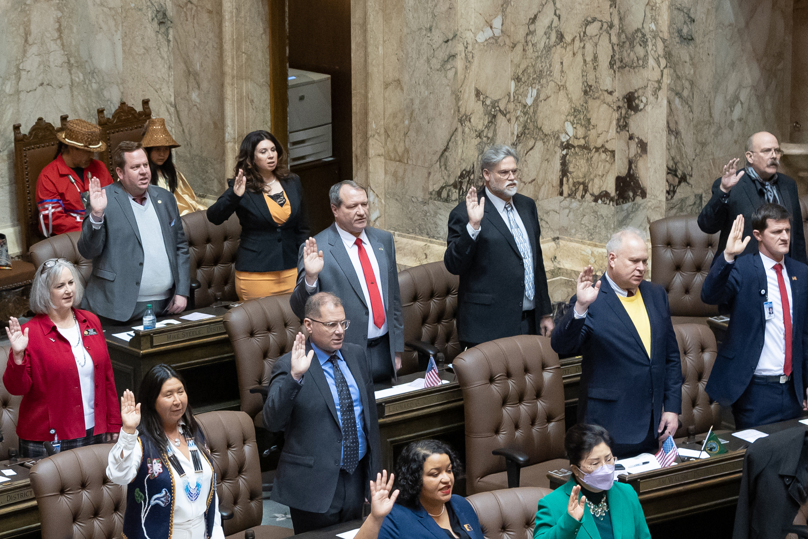 Rep. Leonard Christian takes oath of office to represent 4th District ...