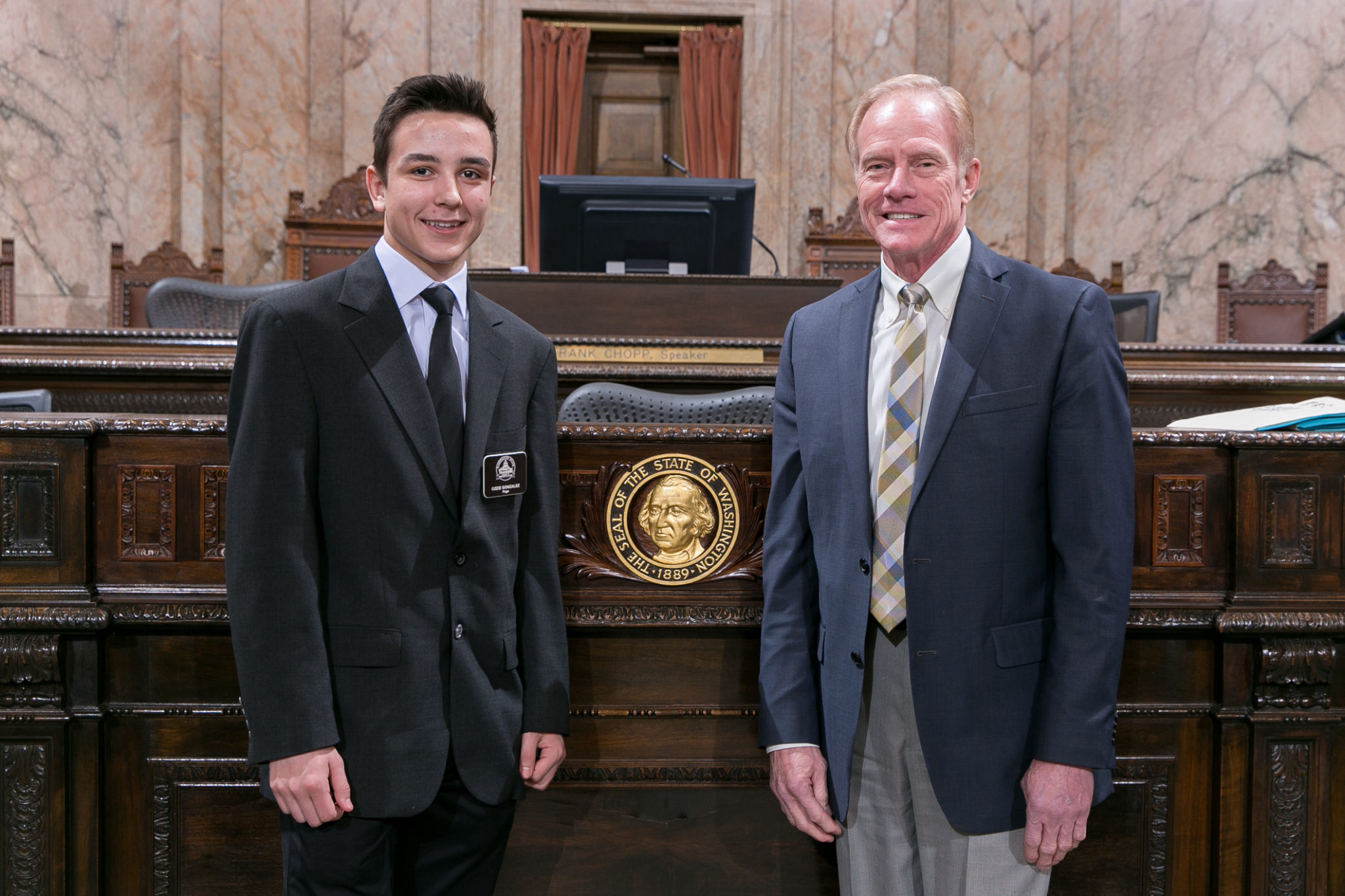 Rep. Paul Harris sponsors Camas student as page in House of ...